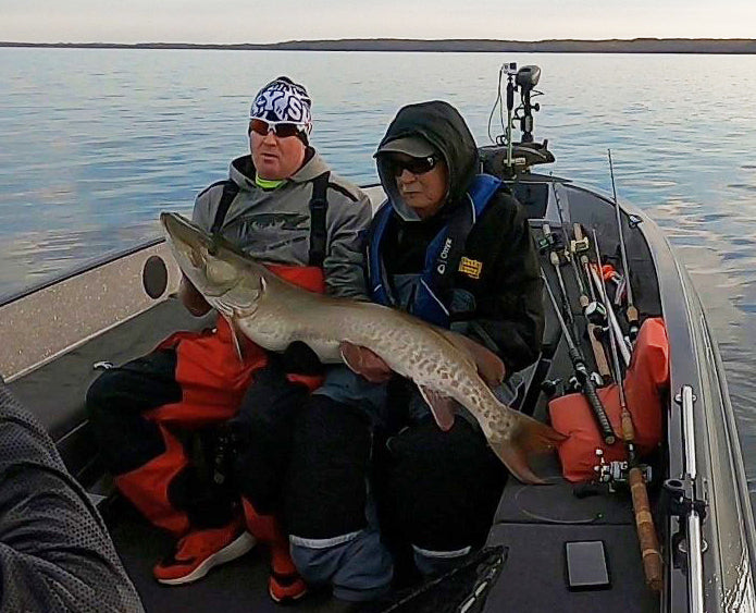 A Big Toothy Critter caught on a Toothy Tuff Assault Eel – Musky Shop