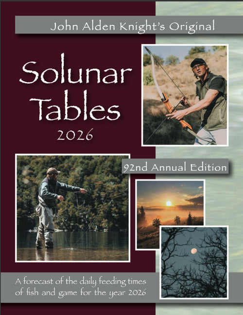 John Alden Knight's Original "Solunar Tables" 2026 – Musky Shop