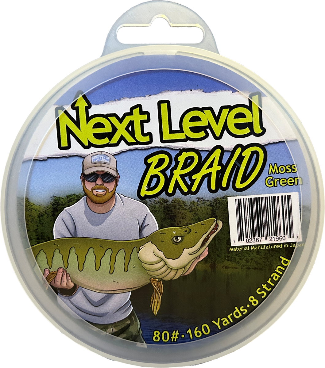Next Level Braid 80# Moss Green – Musky Shop