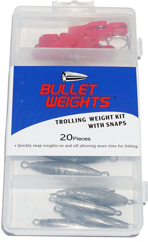 Bullet Weights Trolling Weight & Snap Kit – Musky Shop