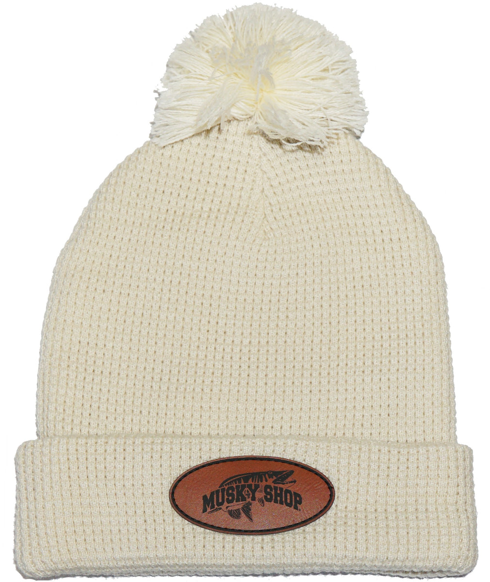 Musky Shop Pom Beanie Ivory