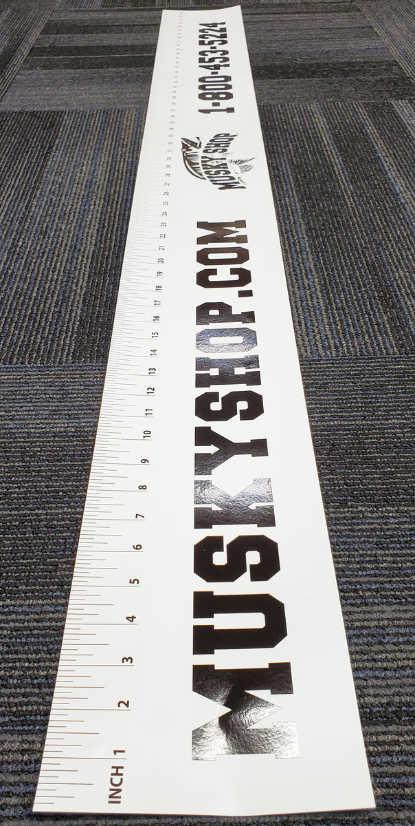Musky Shop 6"x60" Musky/Pike Measuring Ruler Decal
