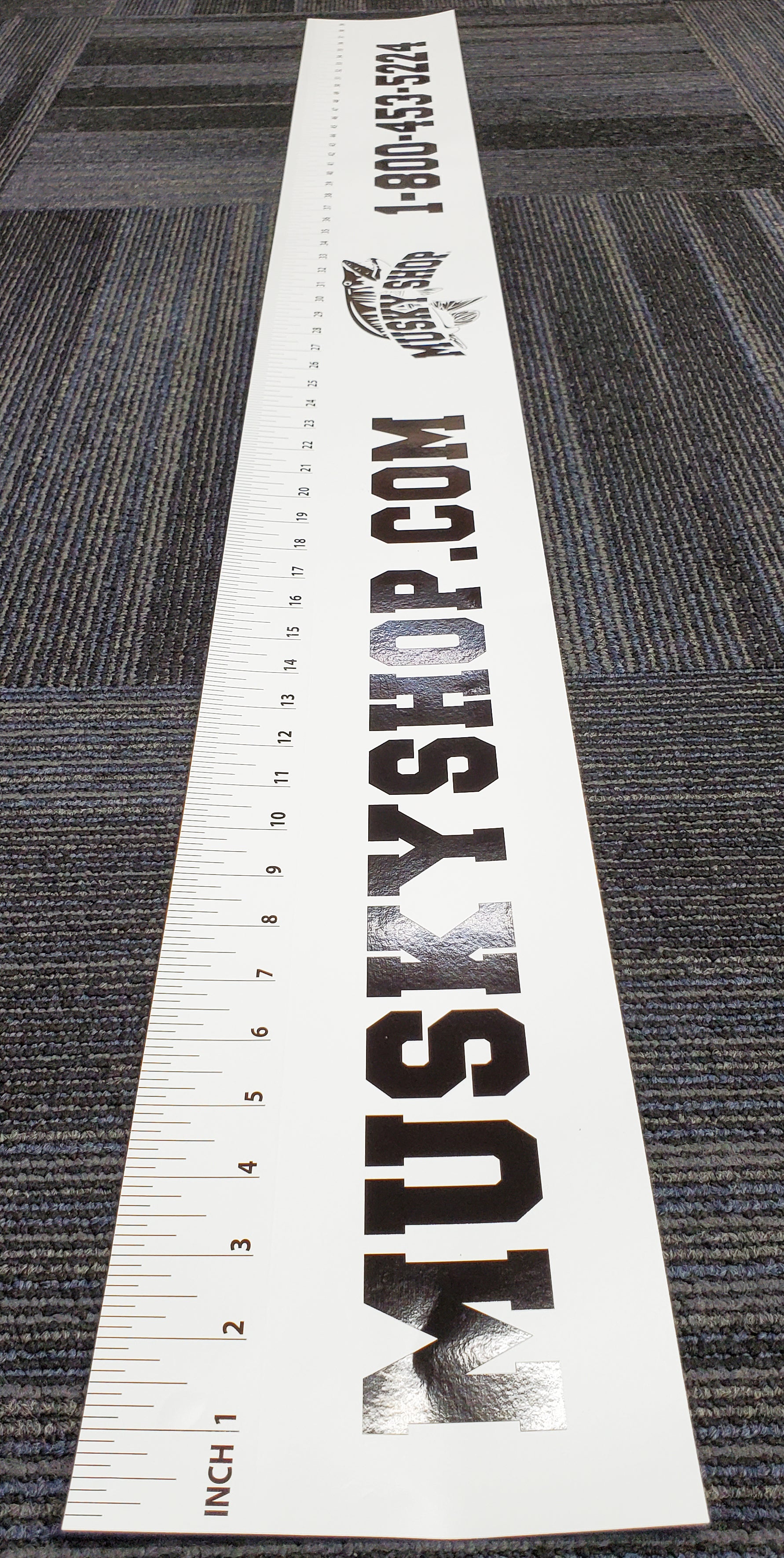 Musky Shop 6"x60" Musky/Pike Measuring Ruler Decal