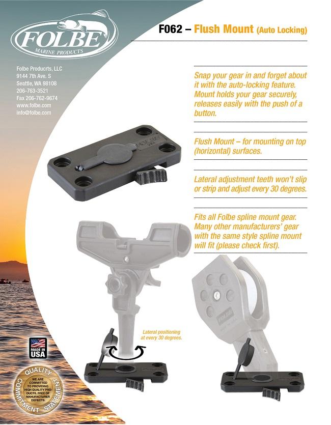 Folbe Rod Holder Flush Mount Base – Musky Shop