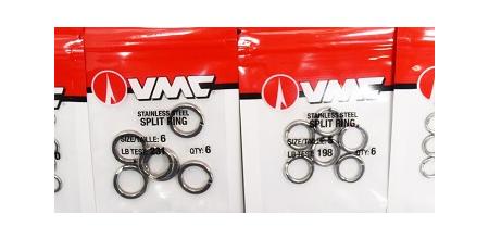 VMC Stainless Split Rings – Musky Shop