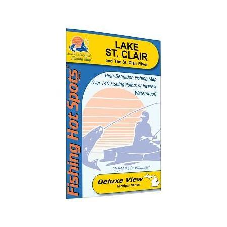 MI Lake Maps by Fishing Hot Spots – Musky Shop