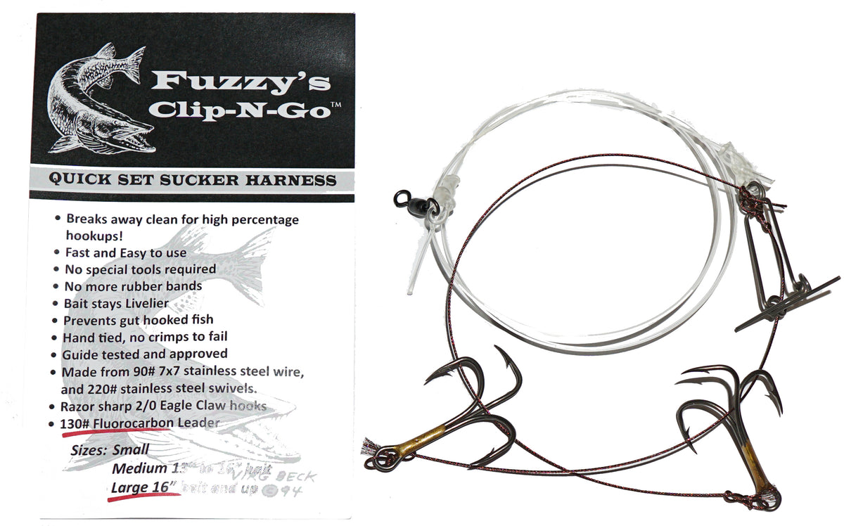 Shumway Fuzzy's Clip-N-Go Sucker Rig – Musky Shop