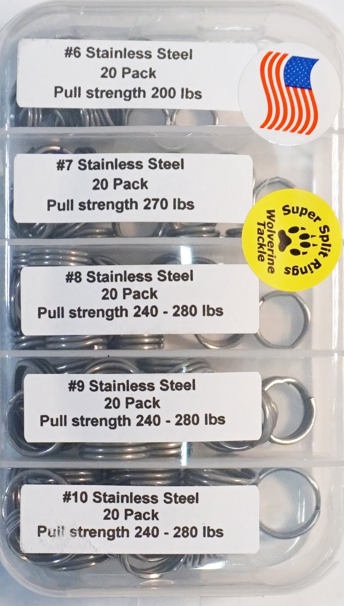 Wolverine Tackle Co. Large Split Ring Kit – Musky Shop